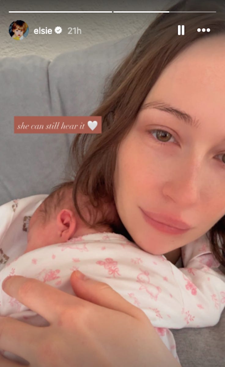 Elsie Hewitt and Pete Davidson share their first night out as new parents