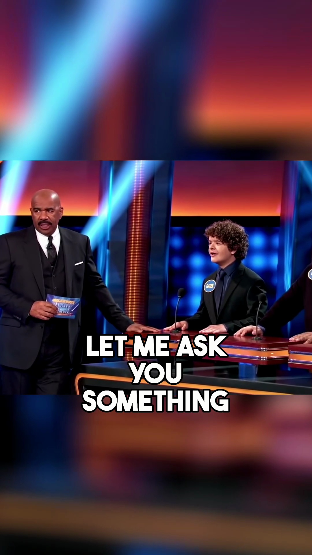 Steve Harvey has a Stranger Things moment on Celebrity Family Feud