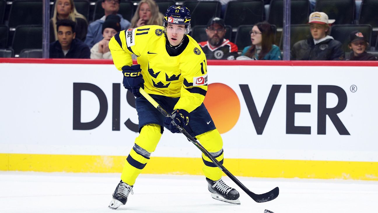 Sweden beats Switzerland in prelims at IIHF World Juniors