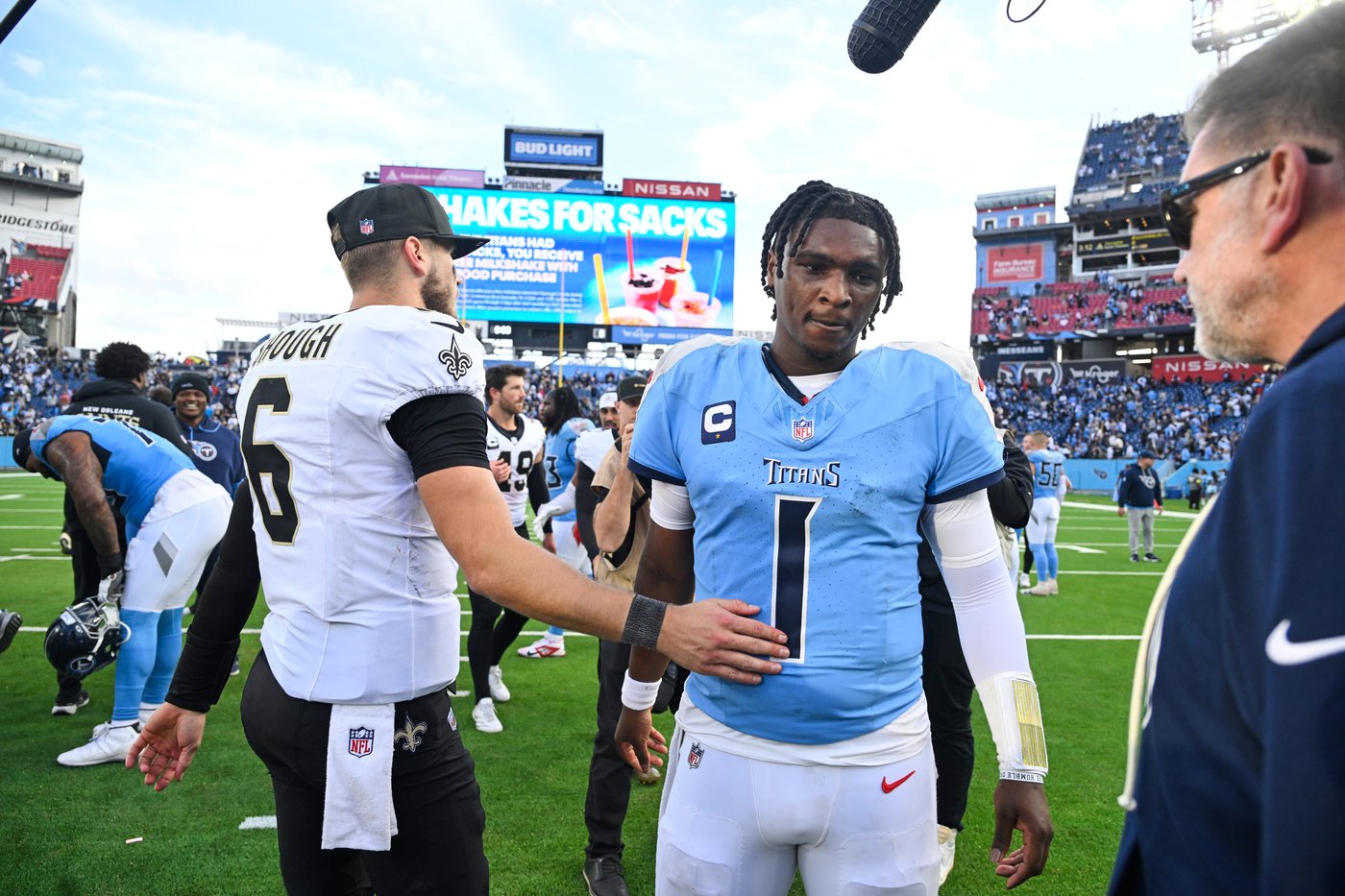 Tyler Shough rallies the Saints with a big second half to beat the ...