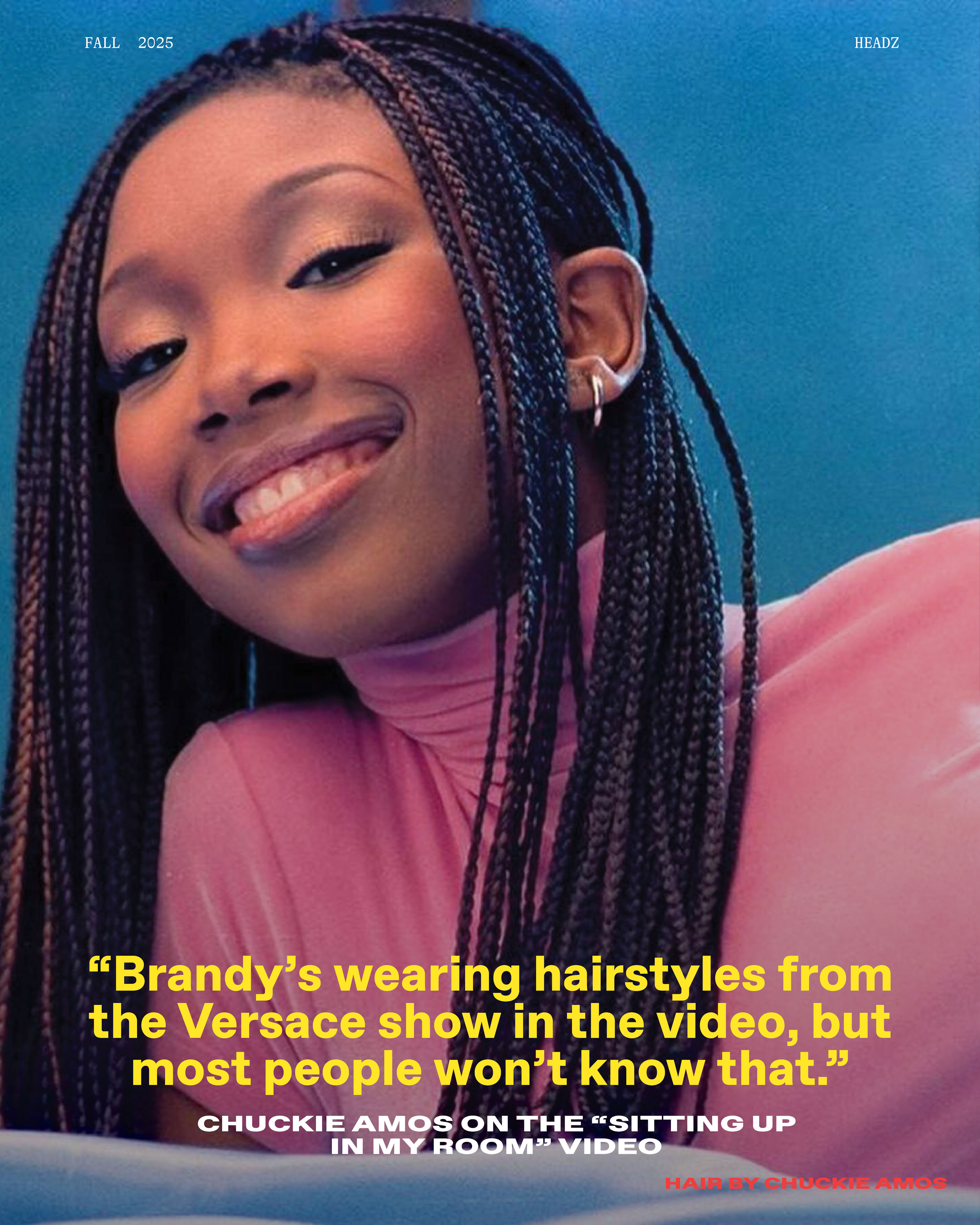 How celebrity hairstylist Chuckie Amos turned Brandy's box braids into ...