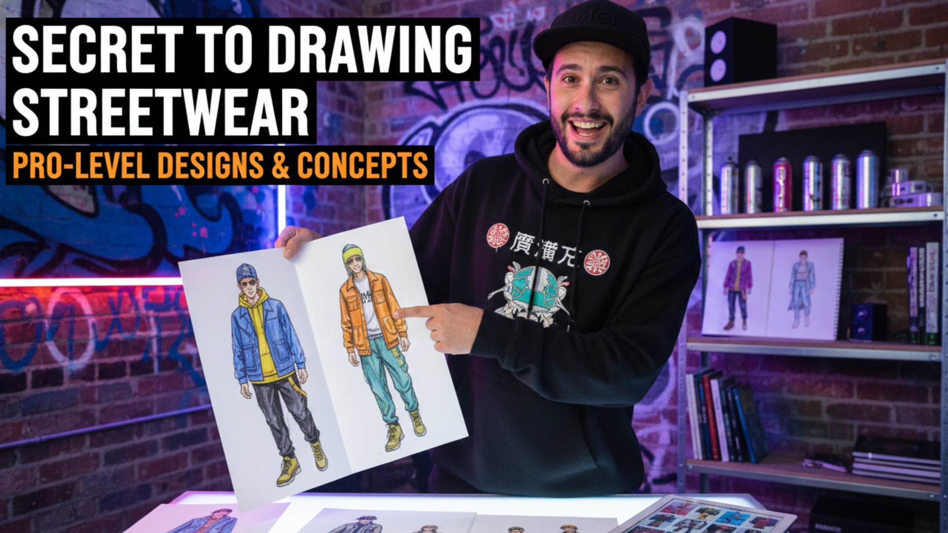 Streetwear drawing secrets: How to master the style