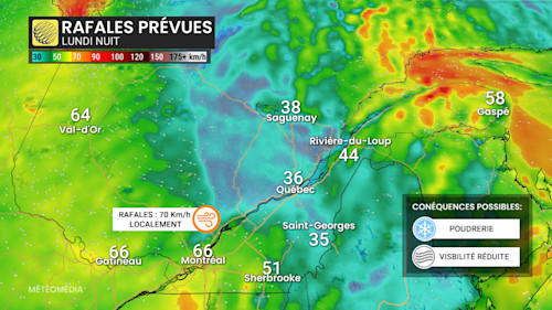 Jusqu’à 15 mm de verglas et 50 cm de neige : voici à quoi s’attendre