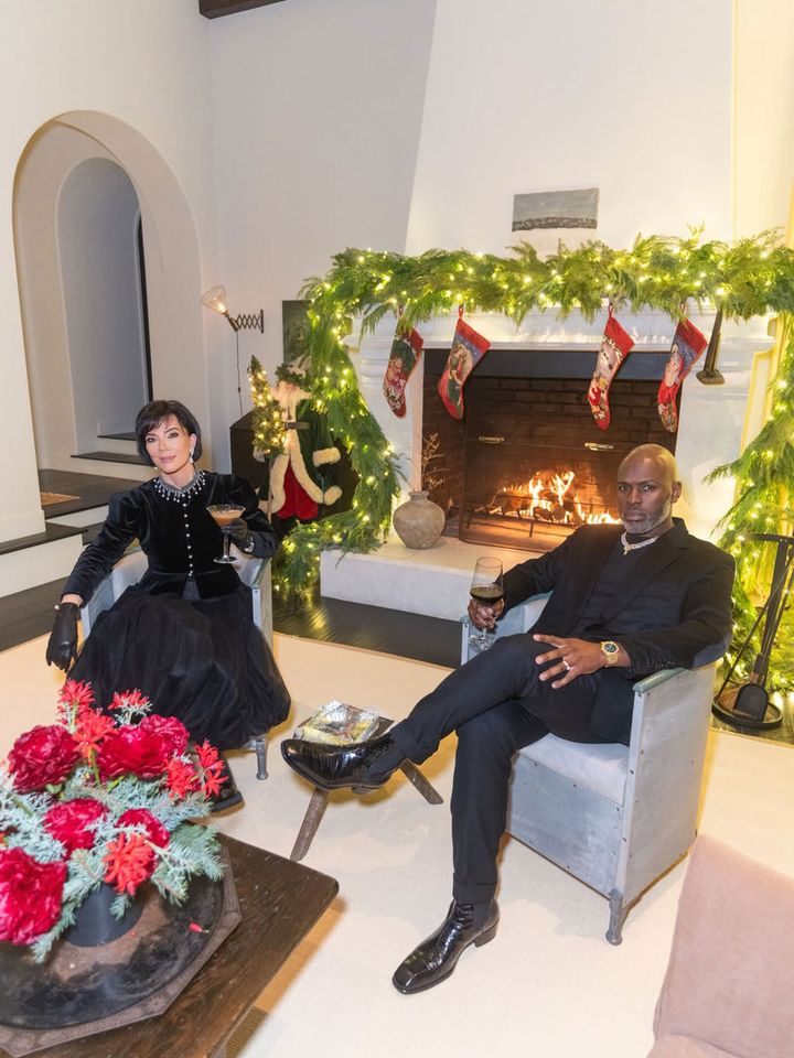 Kris Jenner looks ageless in classic black outfit and dazzling jewels ...