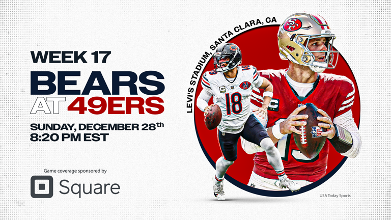 49ers vs. Bears live updates: Start time, TV channel for Week 17 game