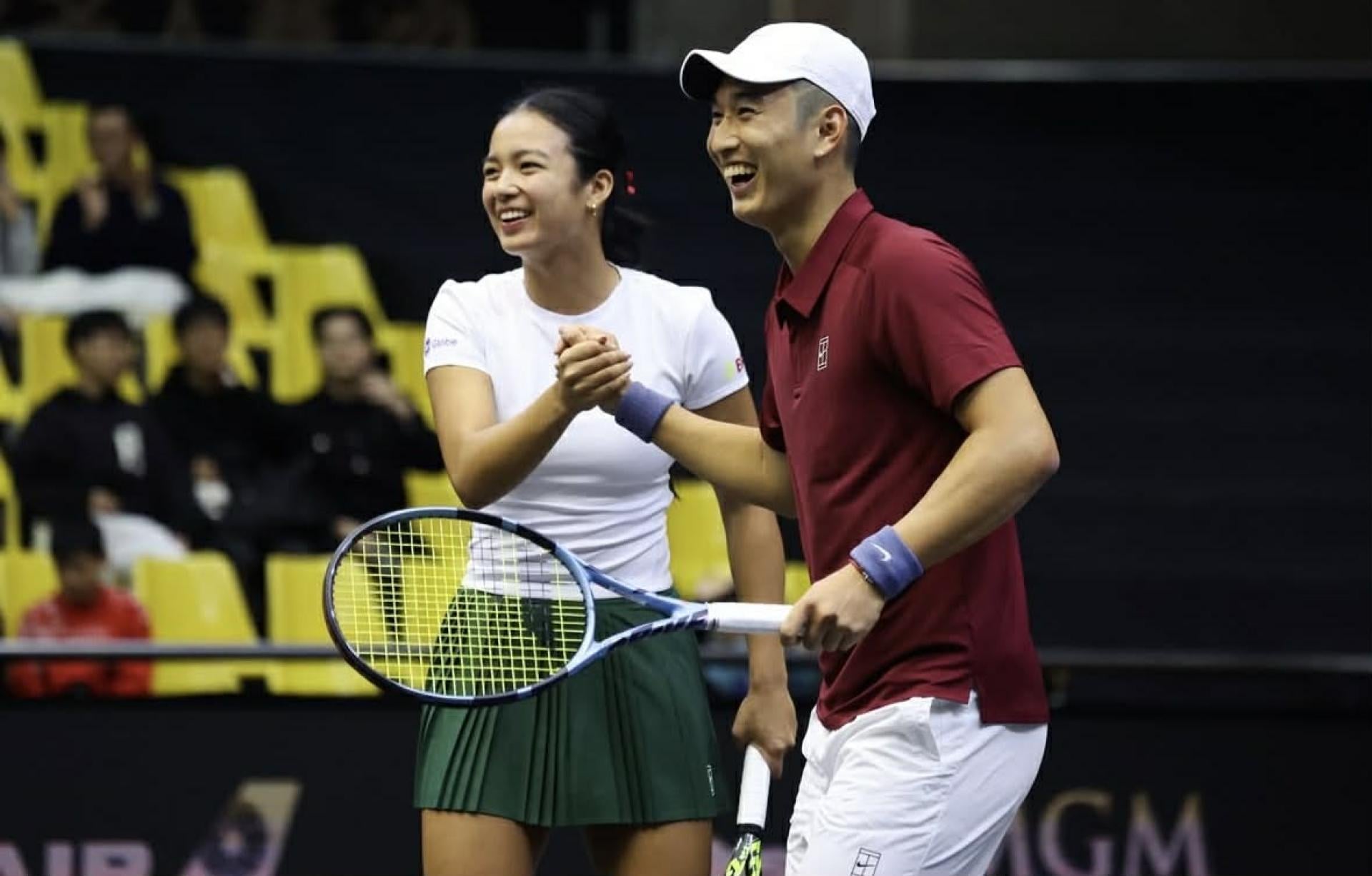 Alexandra Eala shares how she felt about playing doubles match vs two ...