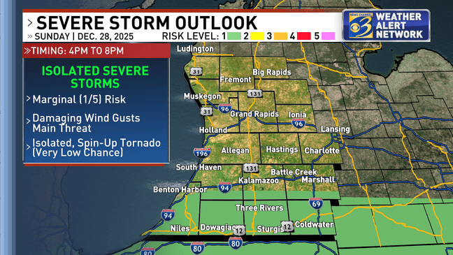 Heavy rain and thunderstorms Sunday ahead of flash freeze, whipping ...