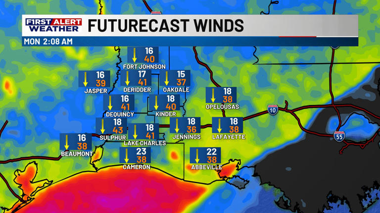 First alert forecast: Cold and windy Monday, frost and freeze potential ...