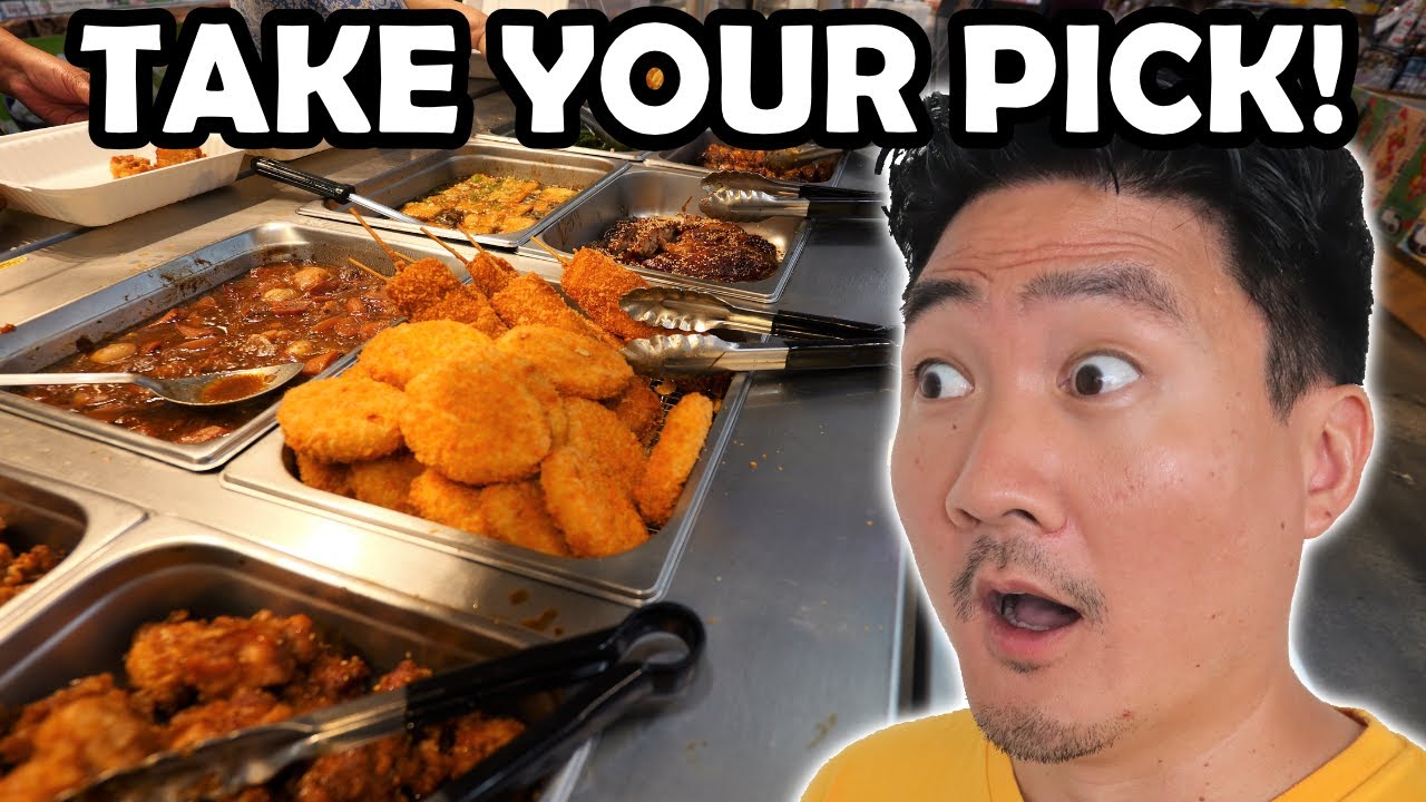 Secret new Japanese buffet at Tokyo Central Market!