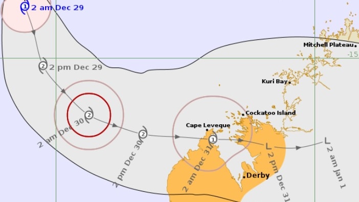 Cyclone Hayley forms off WA coast and Broome residents told to prepare