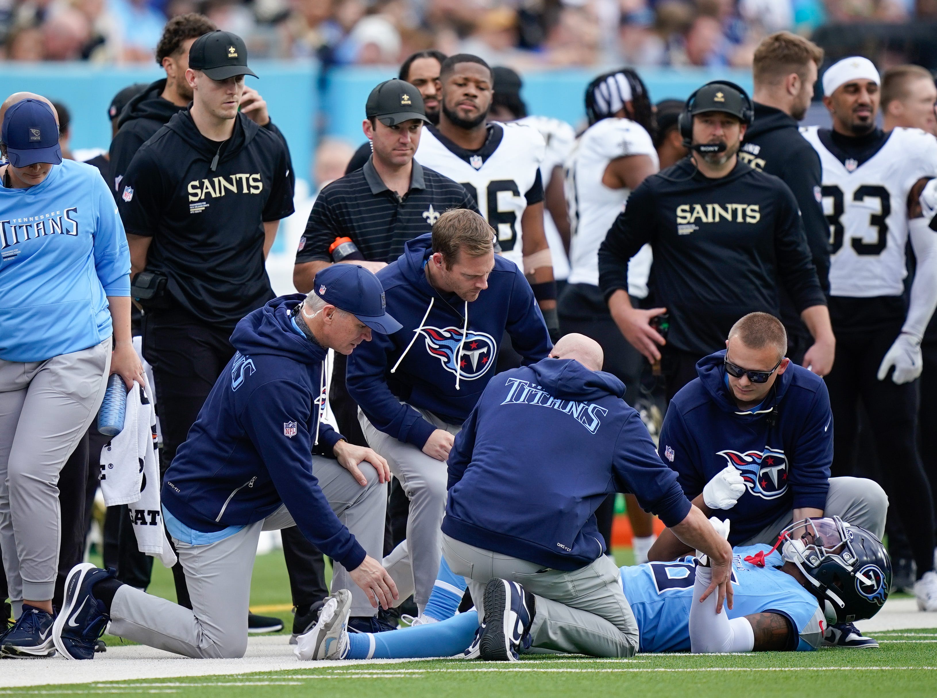 Tennessee Titans injury report: Gunnar Helm, Kevin Zeitler did not ...