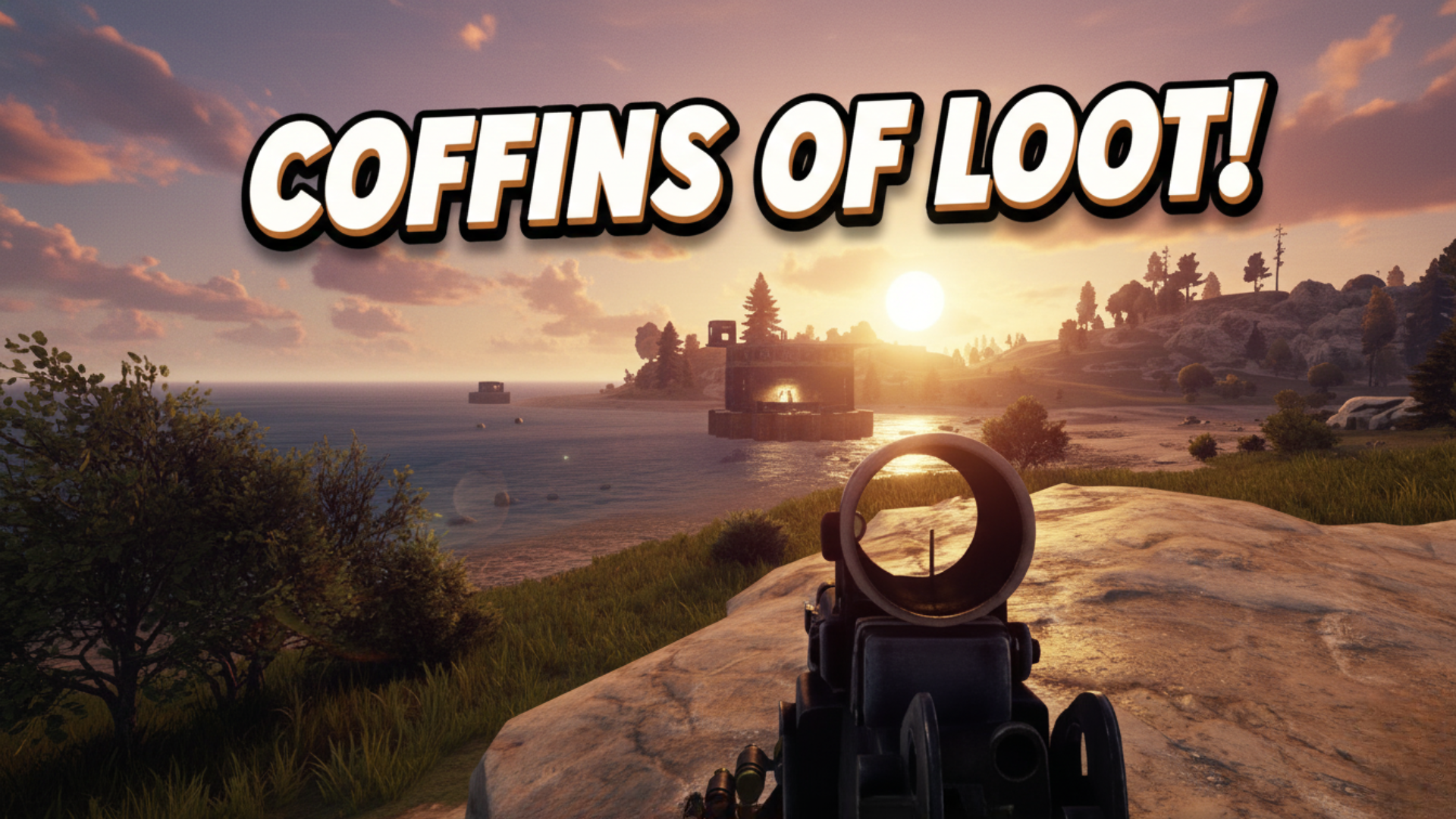 Raiding a base: Coffins of loot everywhere!