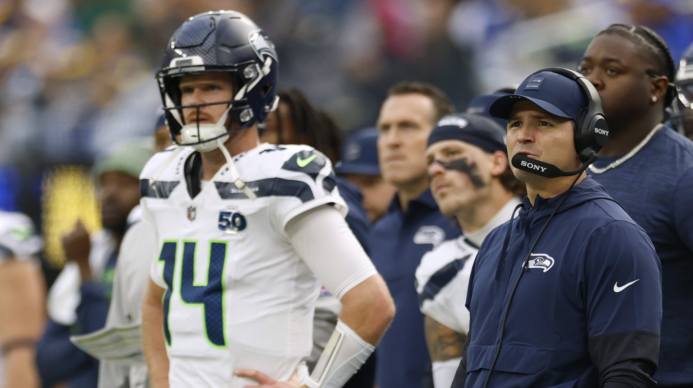 Seahawks HC Mike Macdonald sends clear message on Sam Darnold before ...