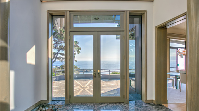 Not curtains or blinds: A budget-friendly way to add privacy to glass ...