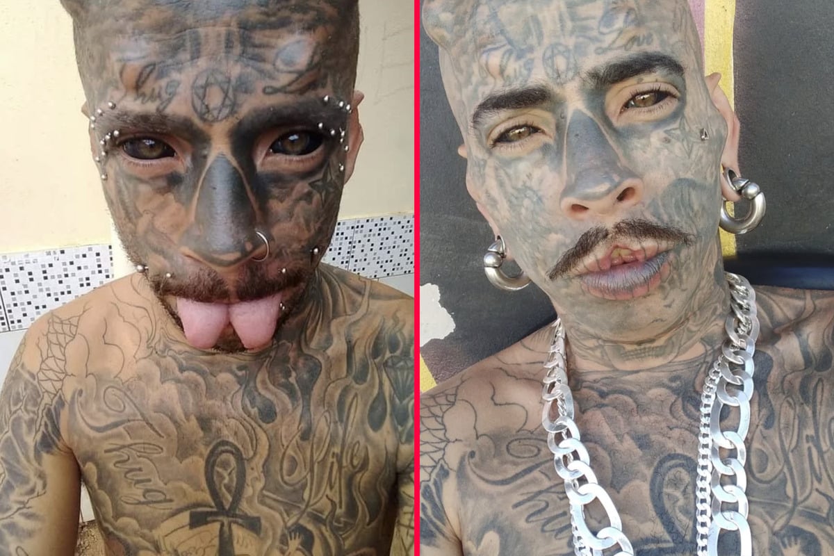 Man who transformed into the devil reveals most painful body modification