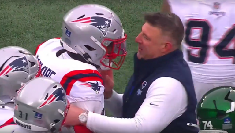 Mike Vrabel, Christian Barmore explain heated exchange during Jets game