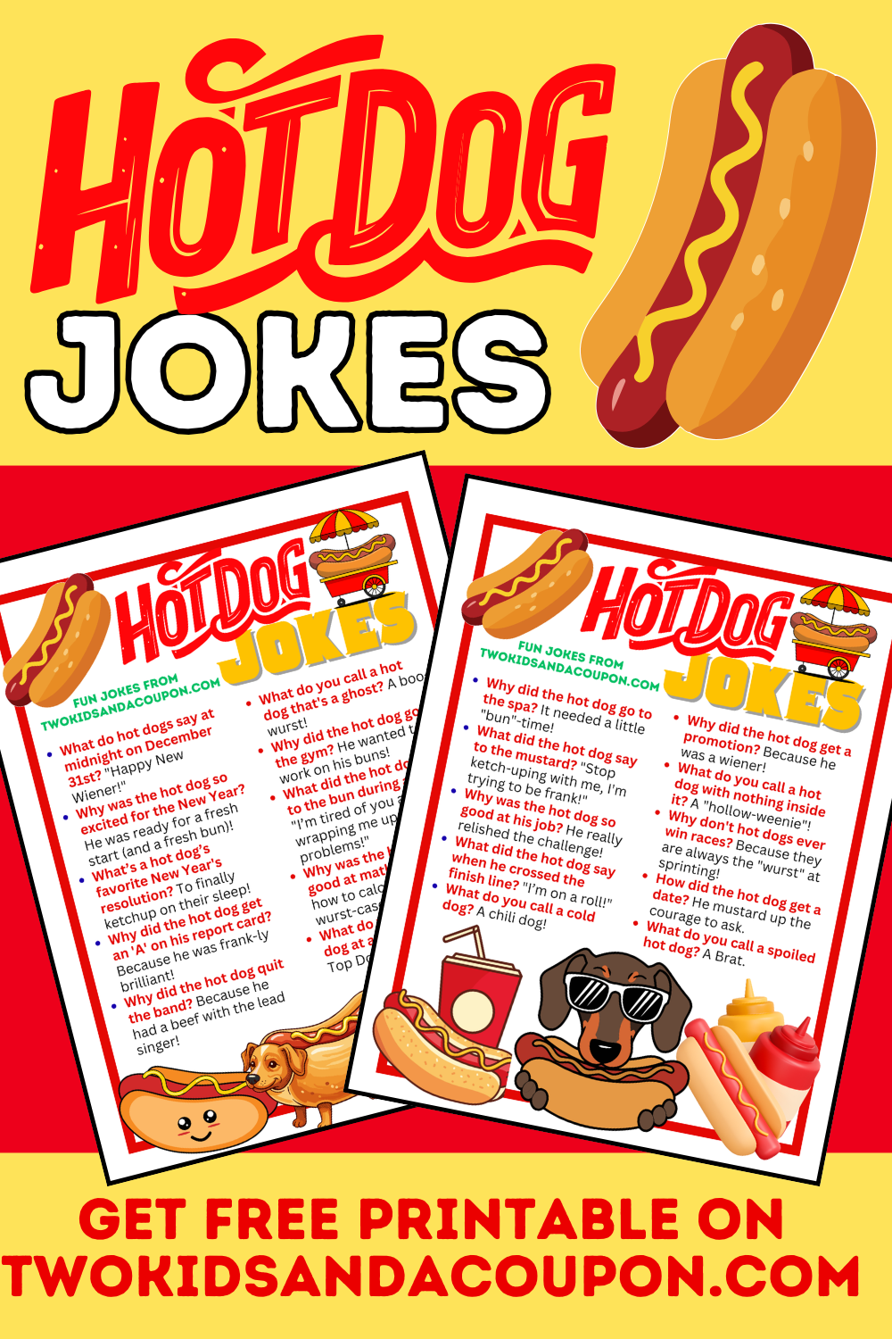 Frankly speaking you'll relish these 20 hot dog jokes