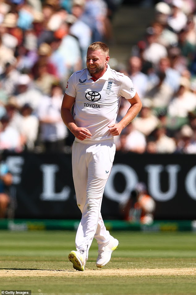 Blow for England as Gus Atkinson injury rules him out of the Sydney ...