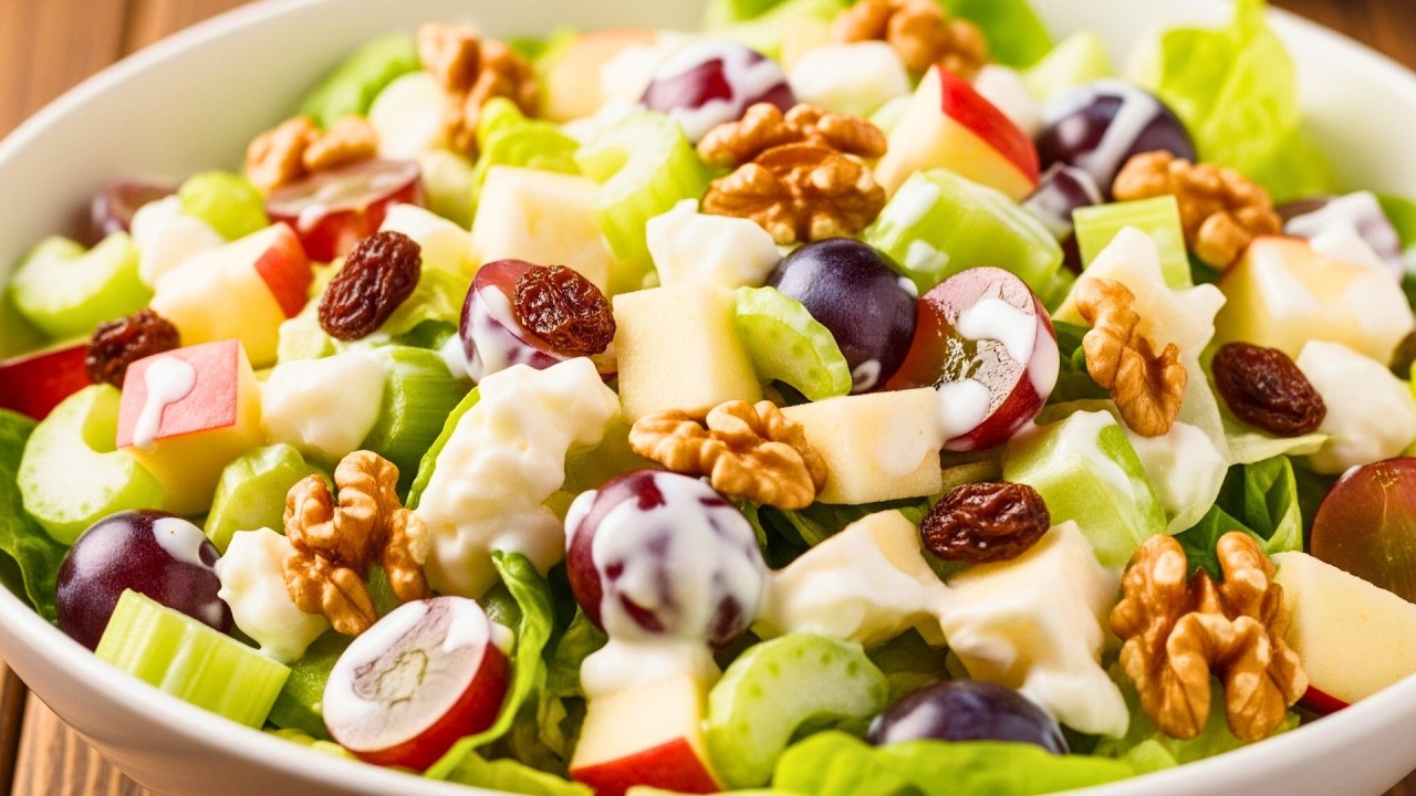 La mejor ensalada de manzana y apio casera