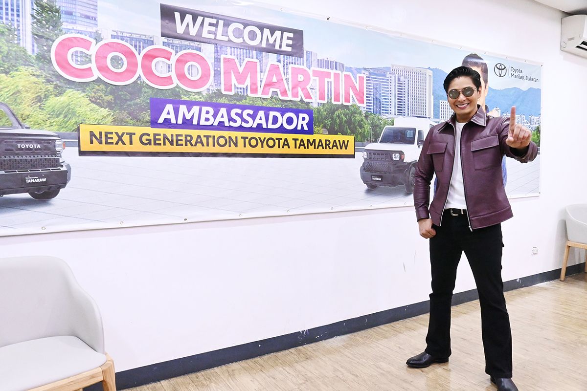 Next generation Toyota Tamaraw together with Coco Martin
