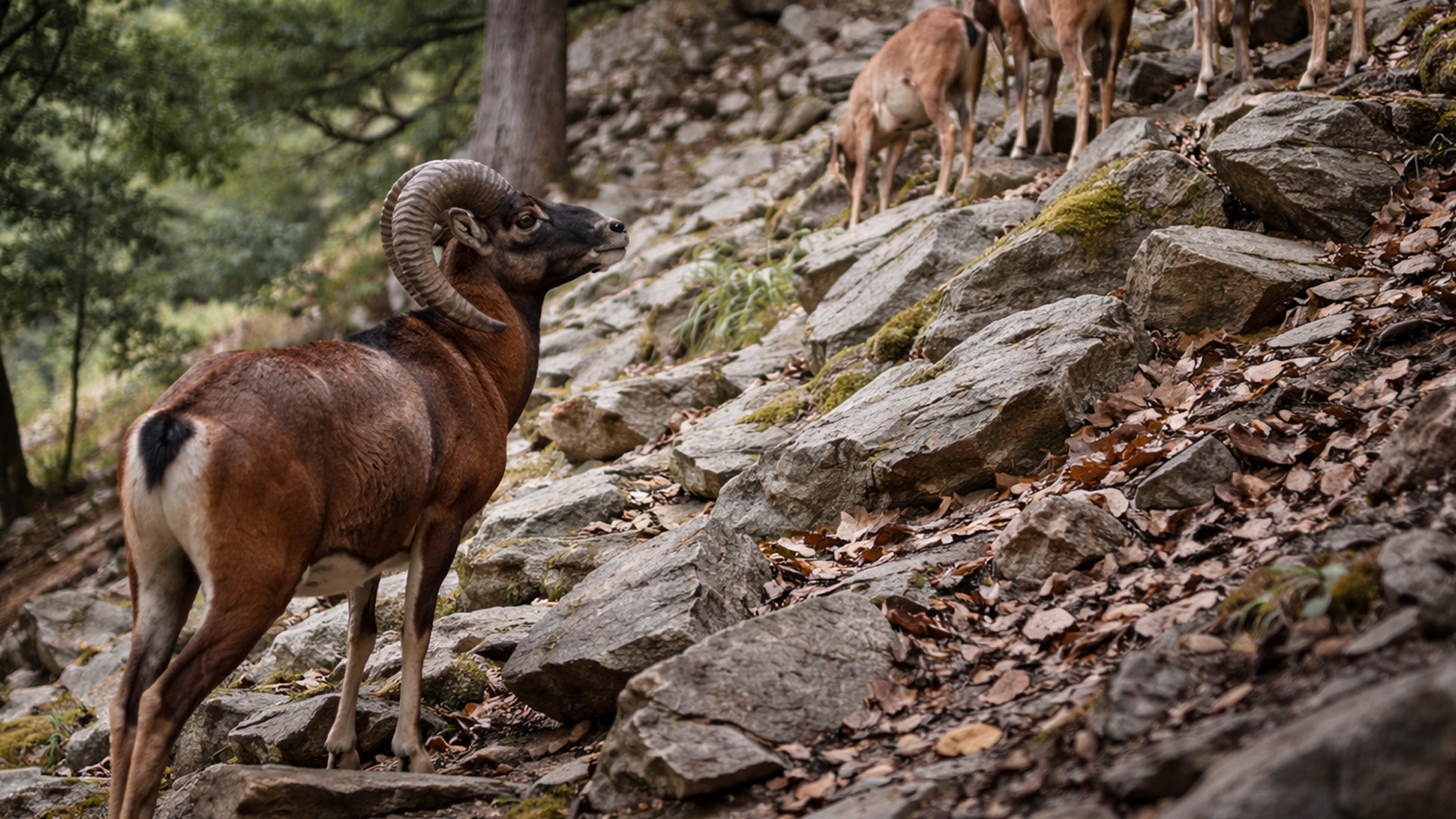 Forest camera trap captures this unexpected moment