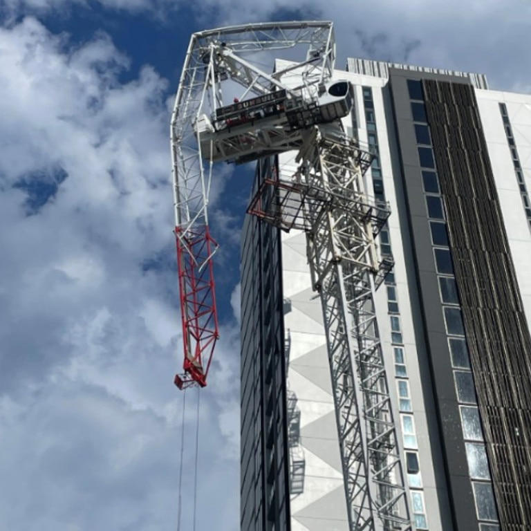 Families still displaced after crane collapse