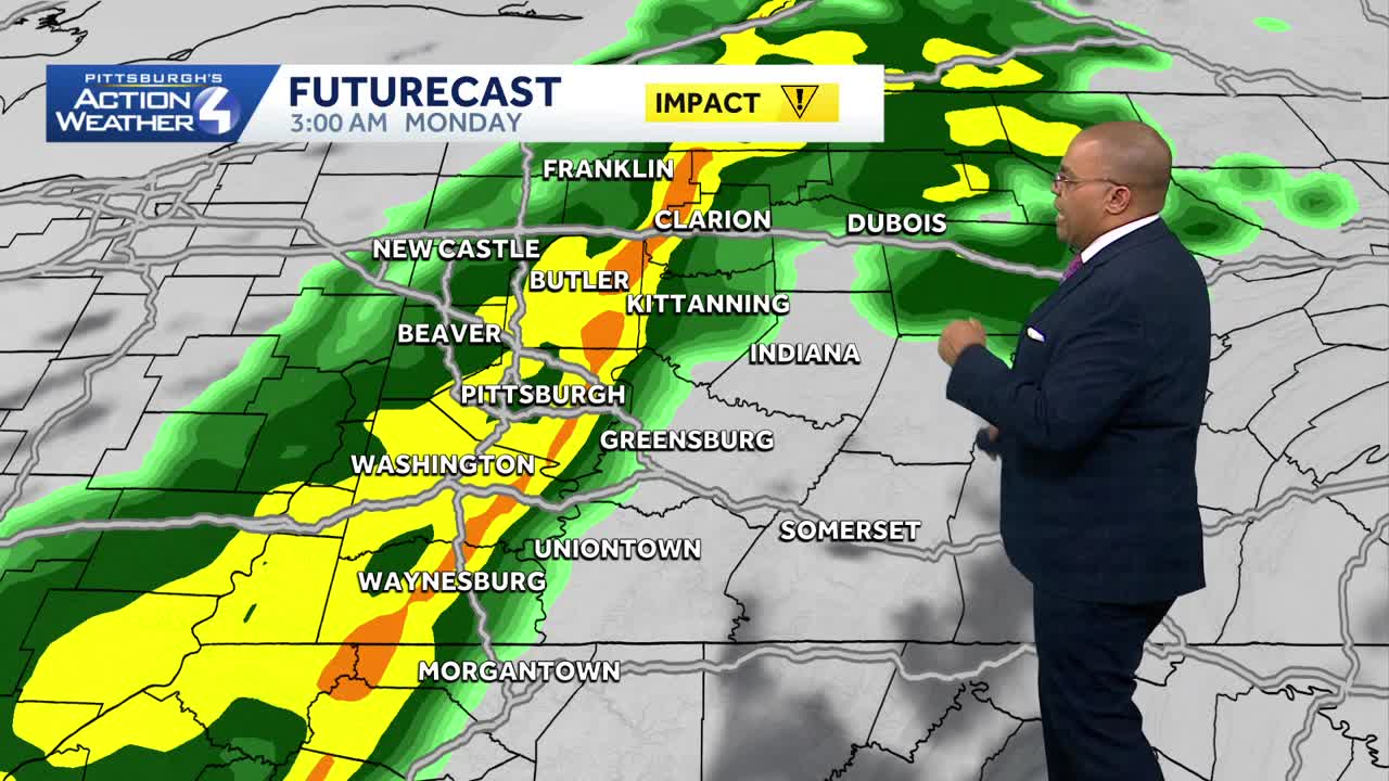December 28 forecast: Rain to snow and windy for Monday in western PA