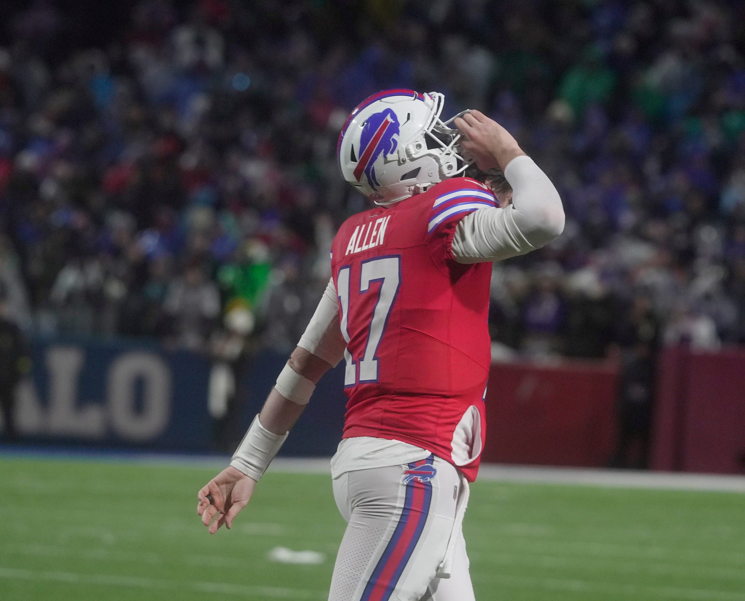 Bills' Josh Allen on extra point vs. Eagles: 'I just missed'