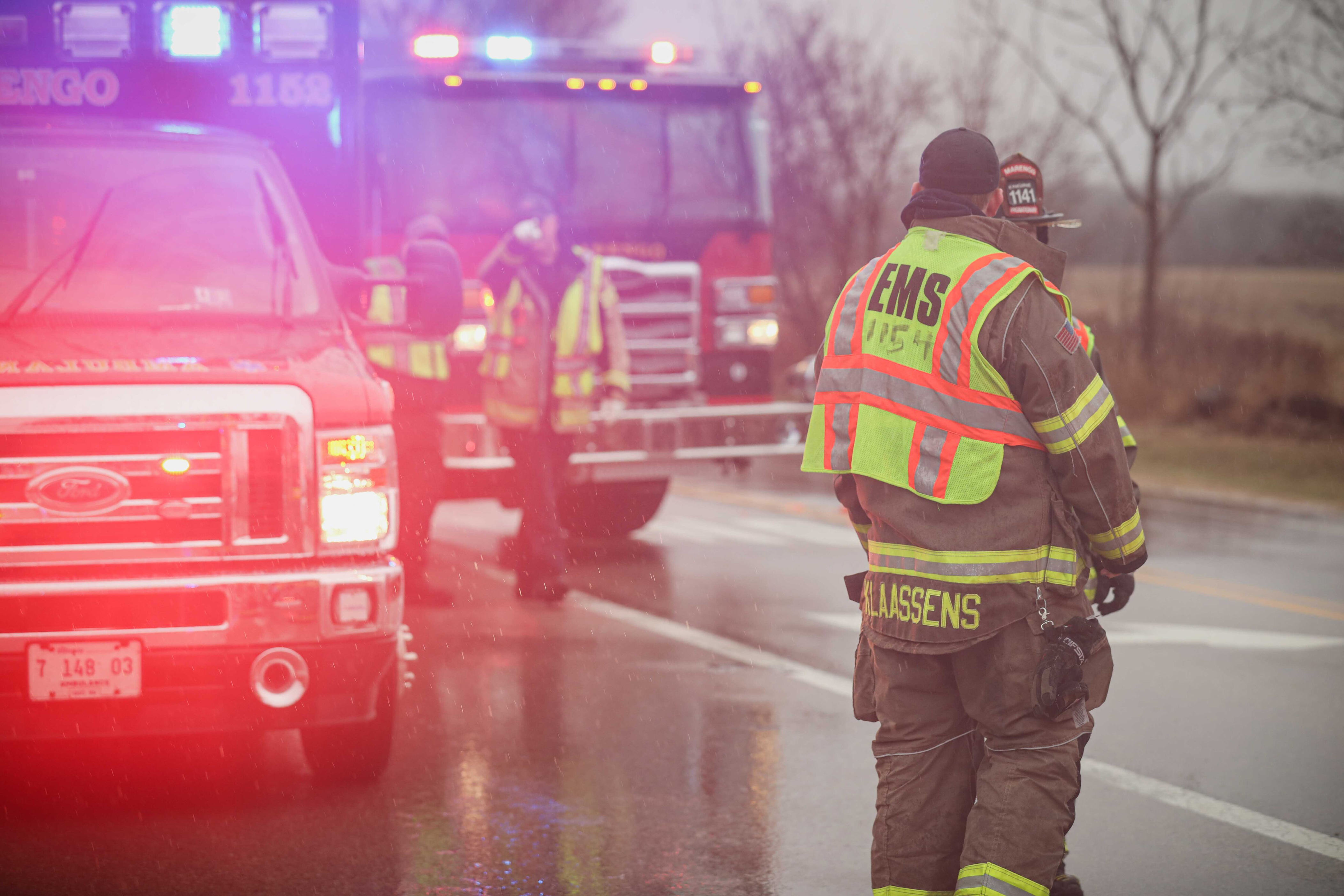 Five people injured in multi-vehicle crash in unincorporated Marengo