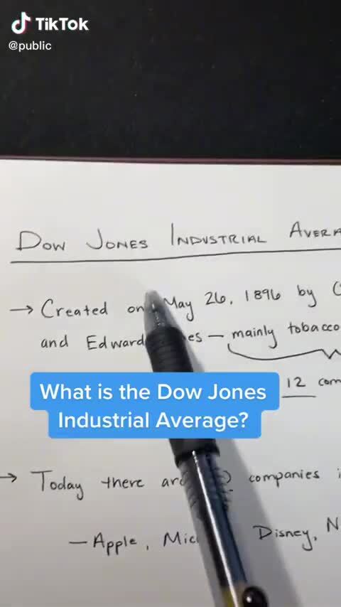 What is the Dow Jones Industrial Average?