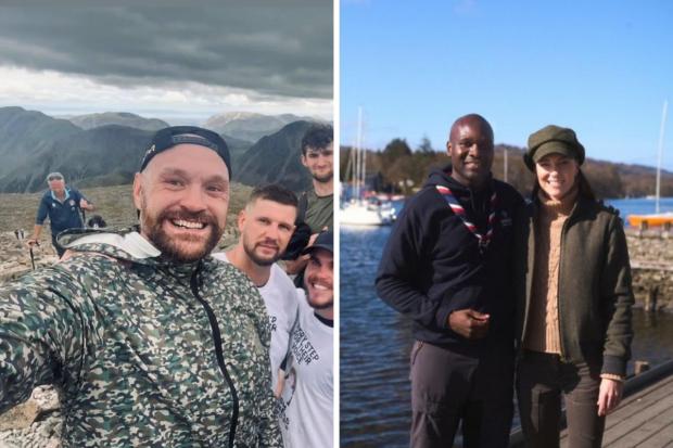 Which famous faces visited the Lake District in 2025?