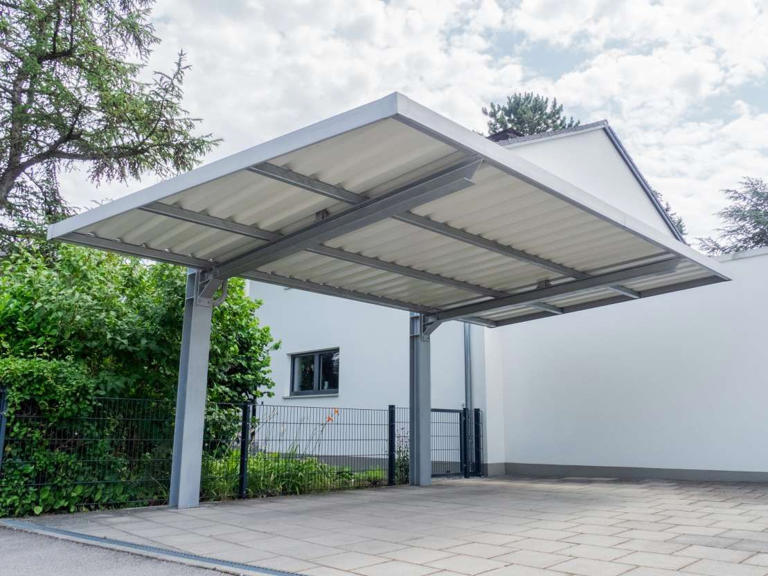 Fungsional! Motif variasi tiang kanopi baja ringan modern