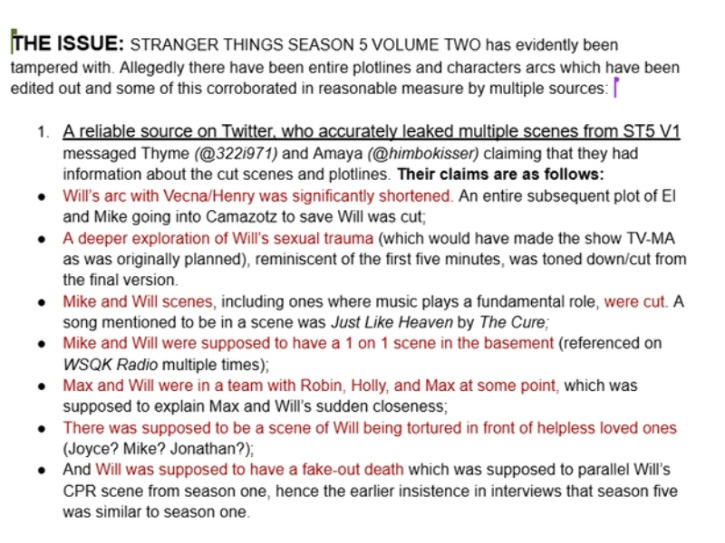 Did Netflix tamper with Stranger Things season 5 volume 2 including key ...