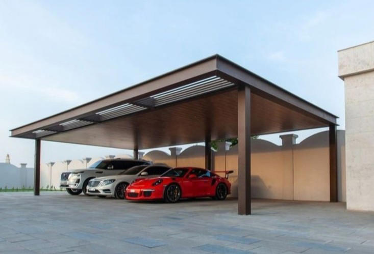 Fungsional! Motif variasi tiang kanopi baja ringan modern