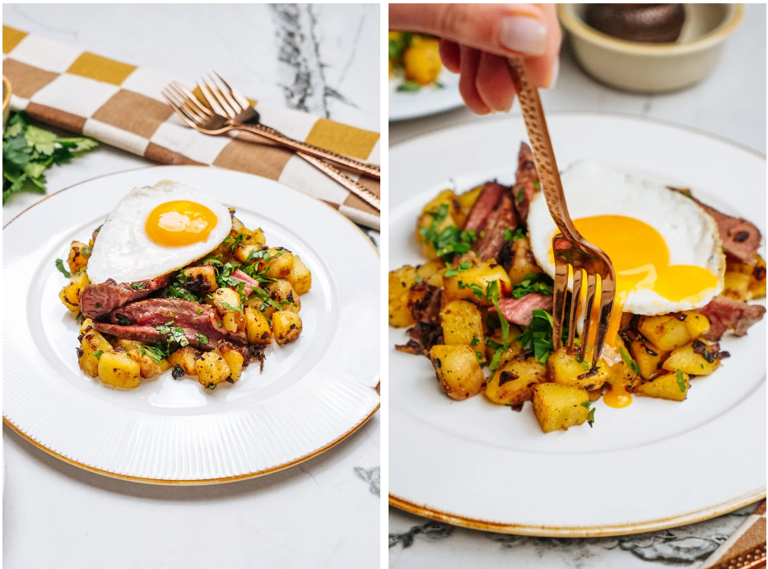 Savory prime rib hash that makes the most of holiday leftovers