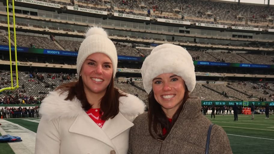 Drake Maye’s wife Ann Michael crushes winter game-day fit as Patriots ...