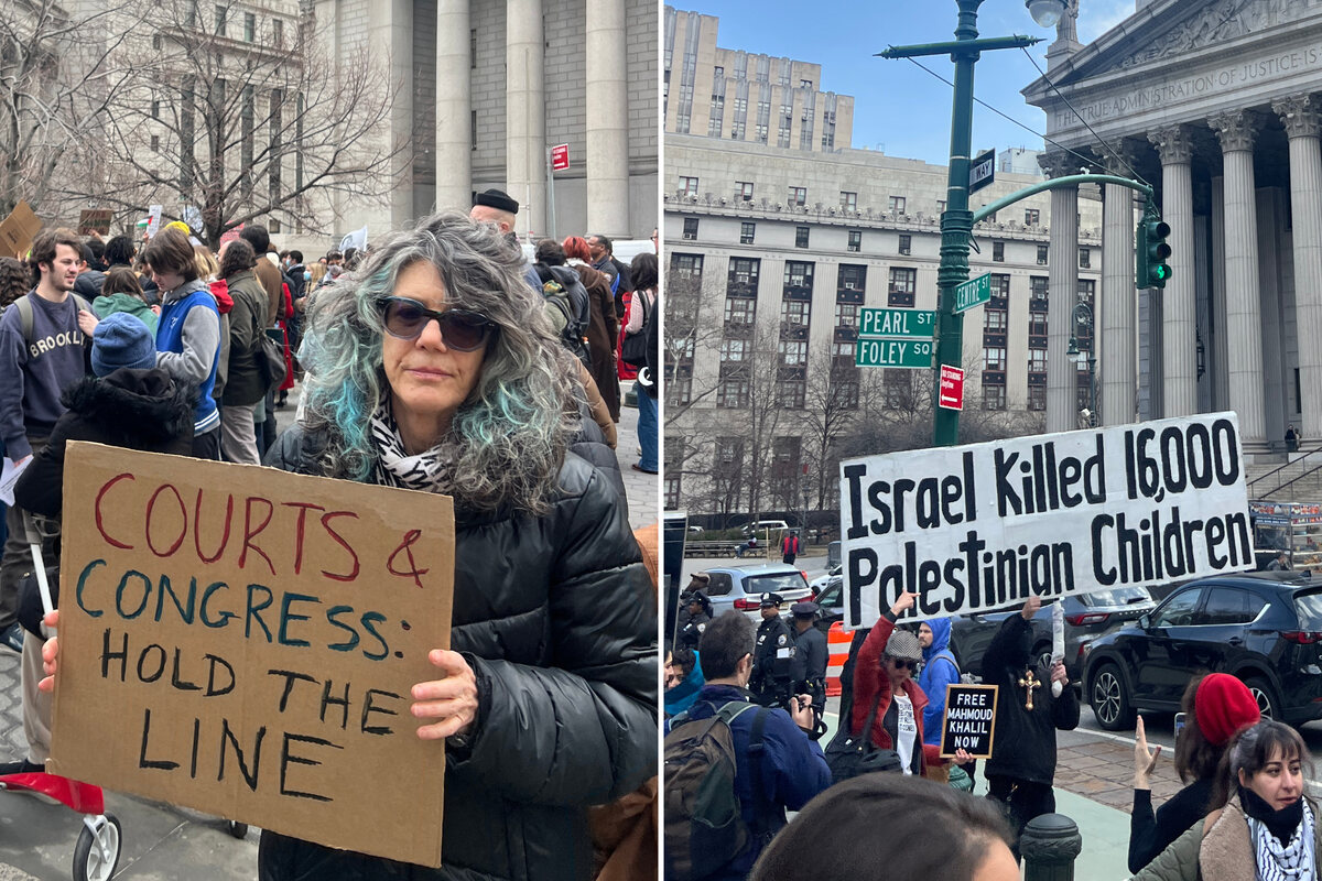 Mahmoud Khalil: New Yorkers rally to demand freedom for detained ...