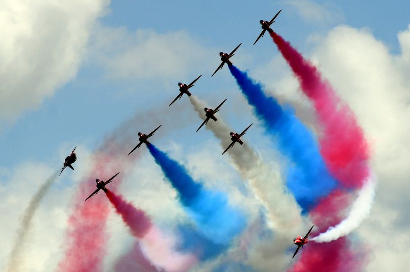 Red Arrows to fly with two fewer planes in move to 'future aircraft type'