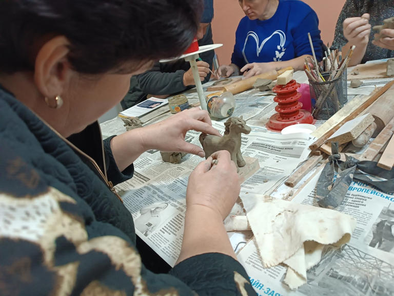 The man who teaches pottery out of a bomb shelter