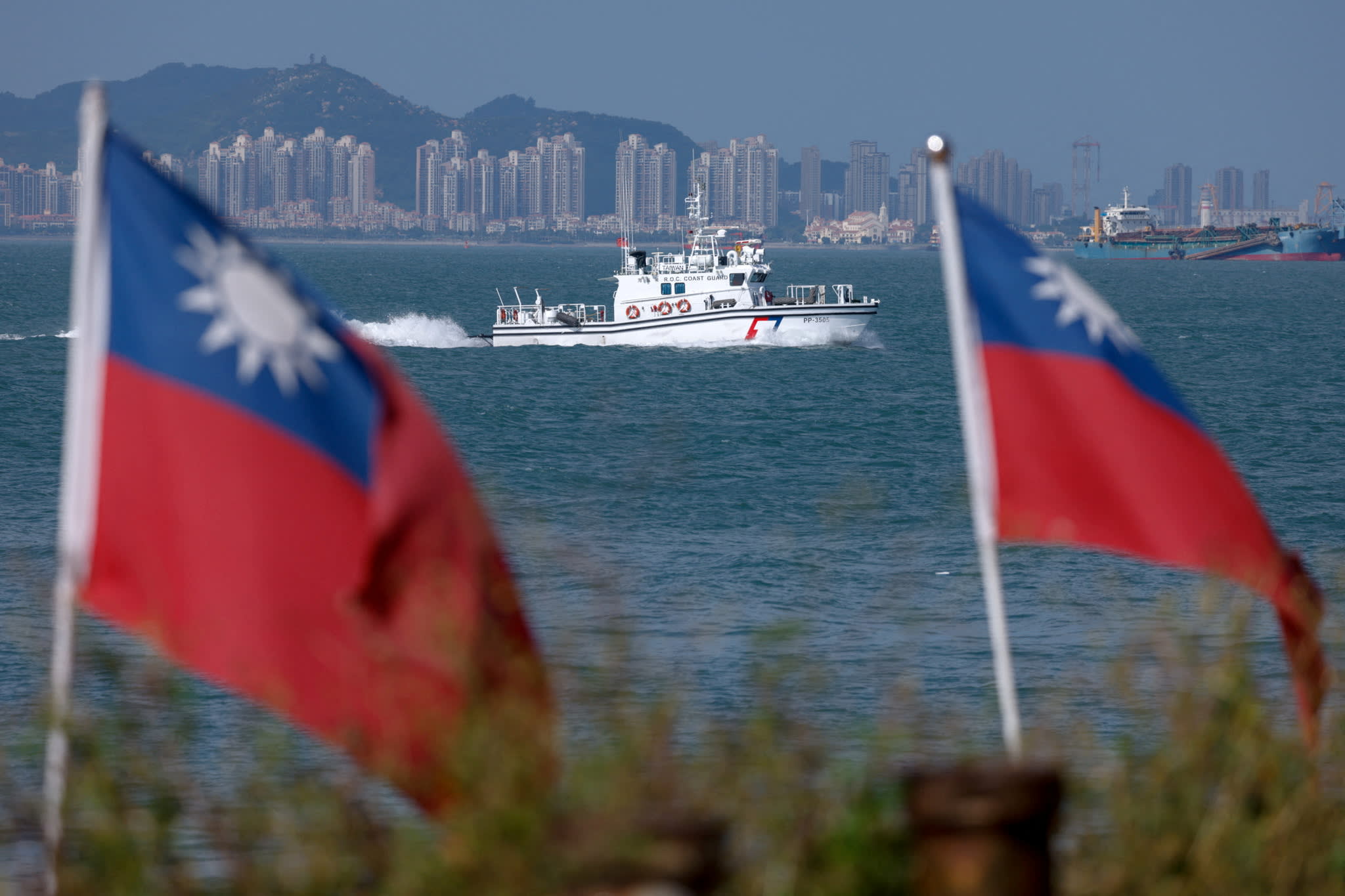 China launches war games around Taiwan as island vows to defend democracy