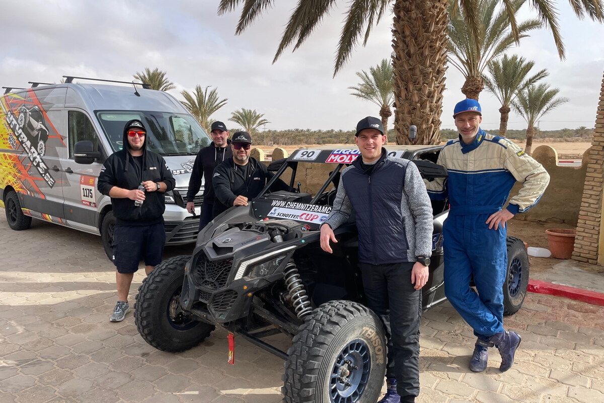 Von Afrika bis Wittenberg: Chemnitzer Rallyefahrer weltweit im Technik-Pech