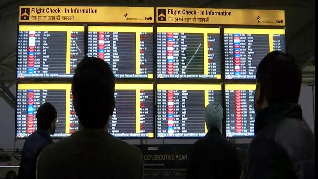 Delhi fog: IGI Airport flights disrupted as visibility drops to 50m