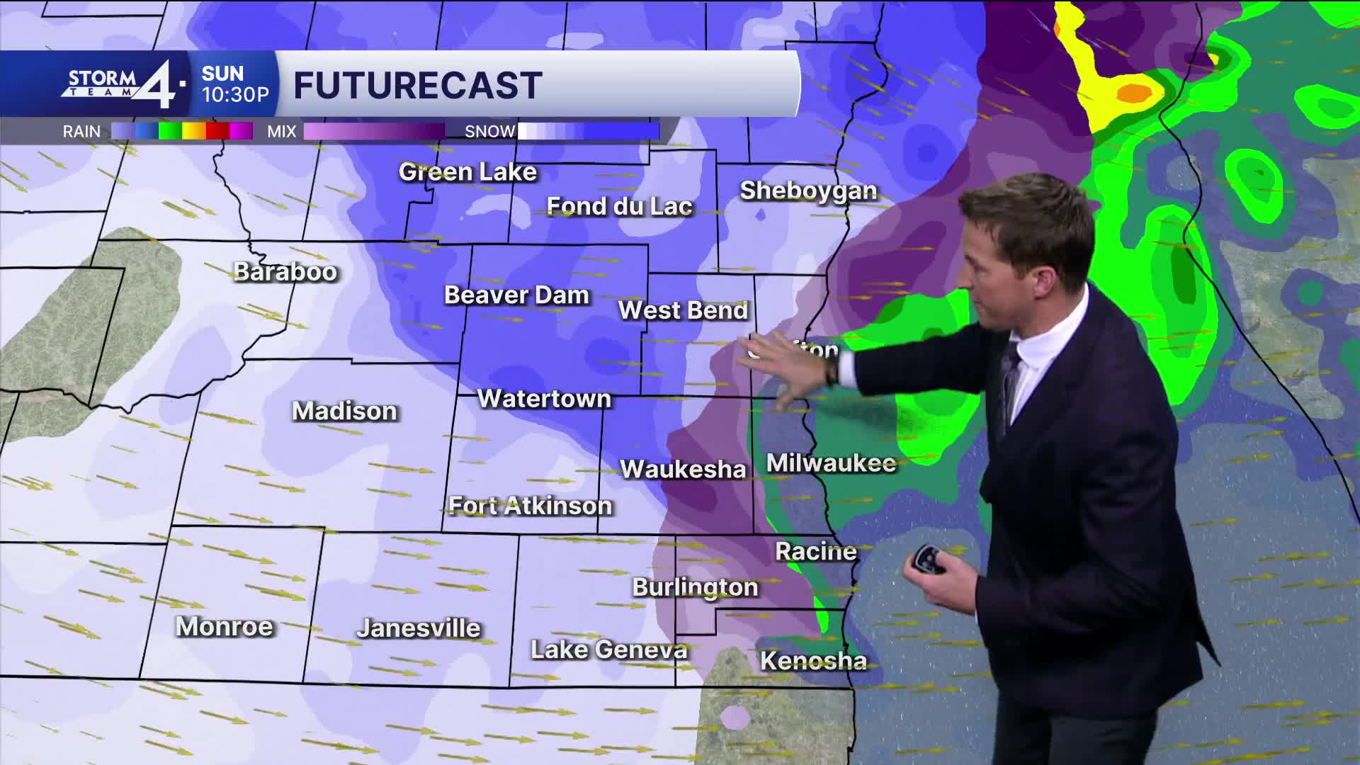 Windy & Change To Snow