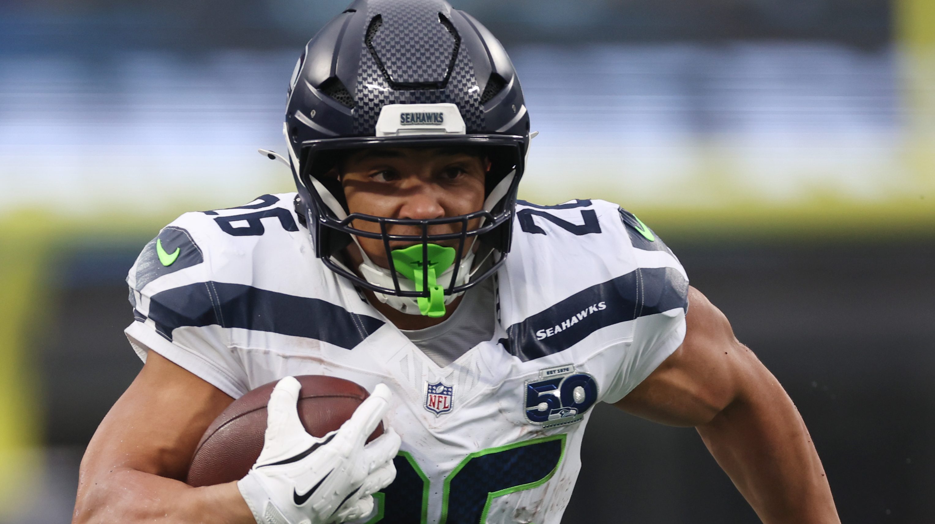 Seahawks’ Mike Macdonald makes blunt RB claim after Panthers win