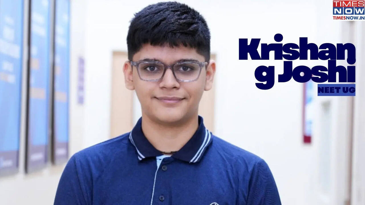 I never imagined I'd get rank 3: Krishang Joshi opens up about his NEET ...