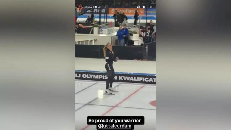 Jake Paul stands by fiancée Jutta Leerdam after heartbreaking Olympic ...