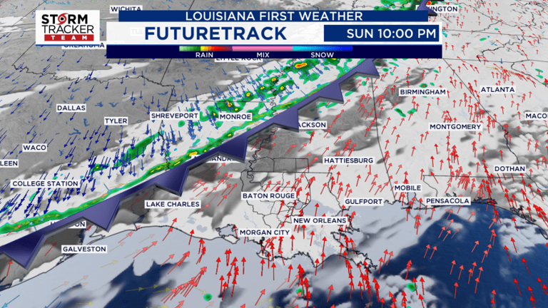 Baton Rouge weather: Cold front to bring big change to temperatures