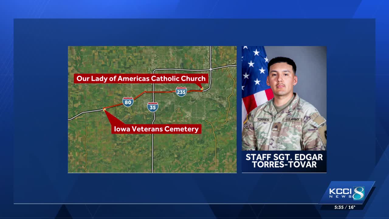 Iowa community invited to honor fallen soldier Staff Sgt. Edgar Torres ...