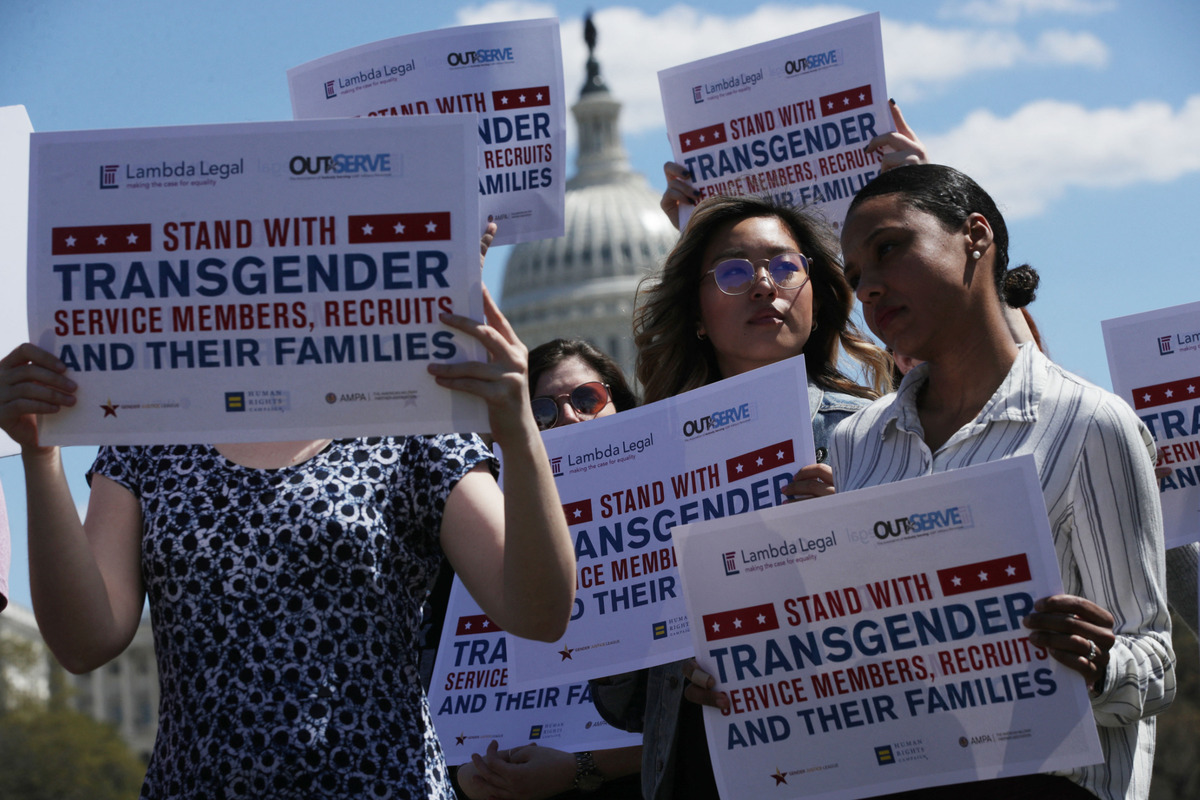 Military ends gender dysphoria treatment as Trump targets trans community