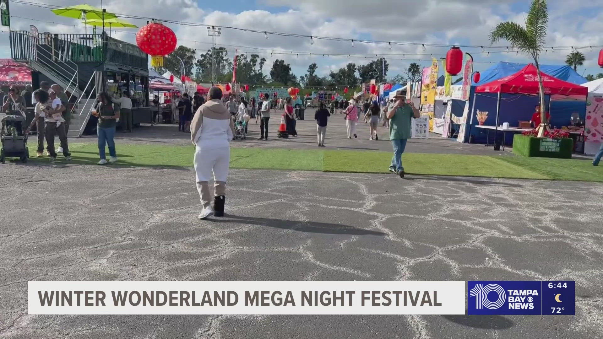 Final night of Winter Wonder Land Asian Mega Night Market Festival ...